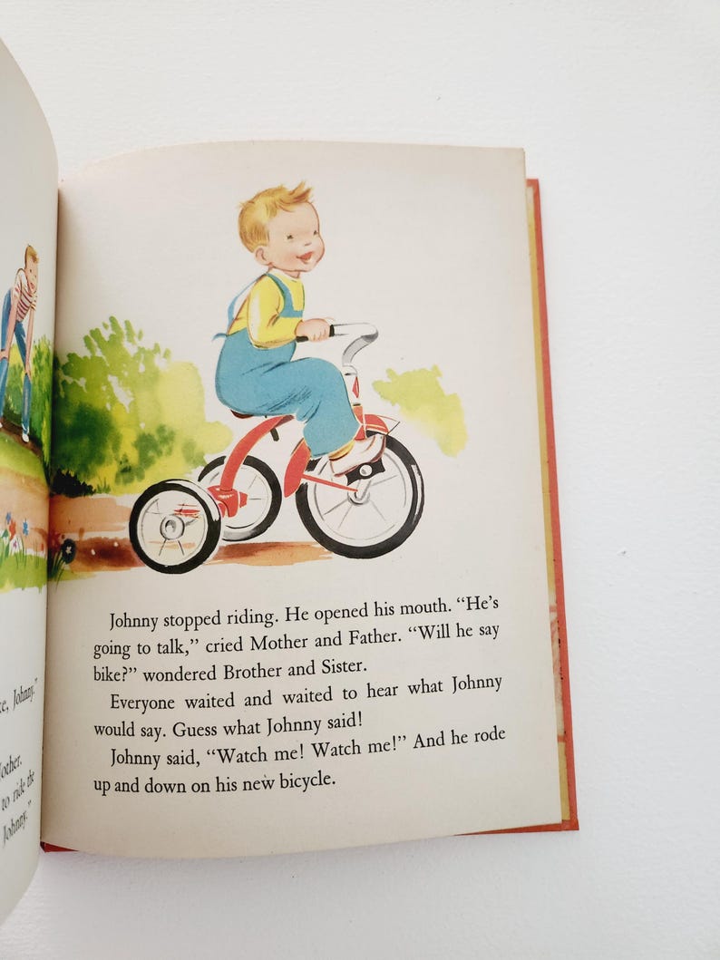 Vintage "johnny Grows Up" Book – 1954 Wonder Book, Illustrated - Etsy