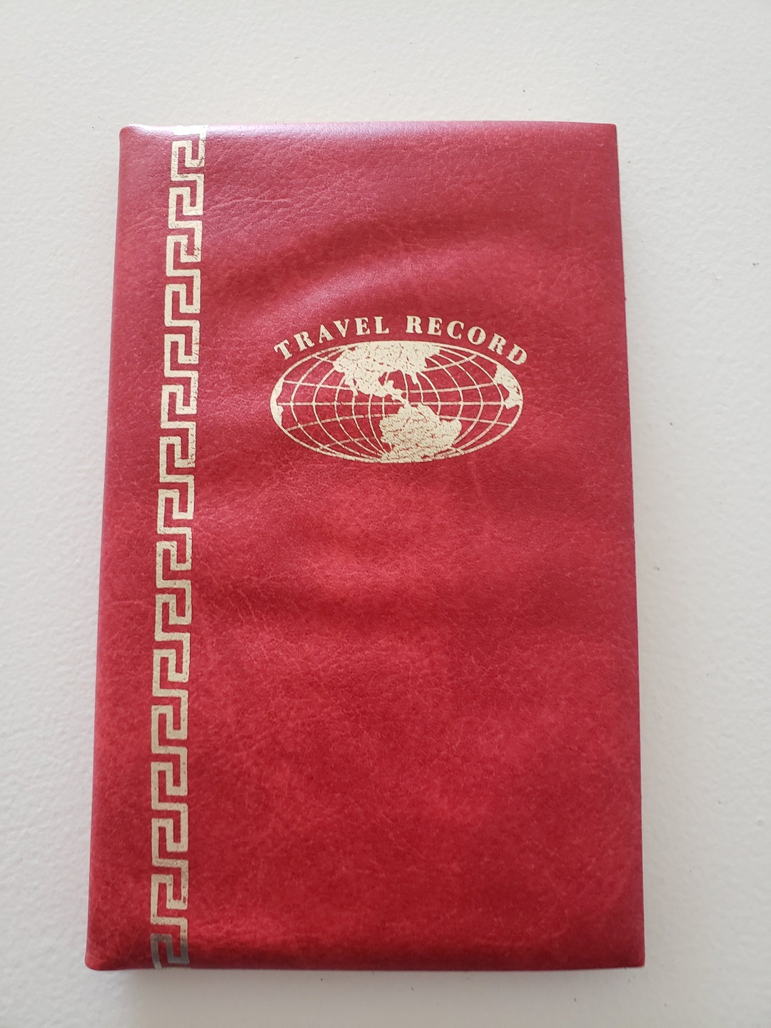 Vintage Travel Record Book. Vintage Notebook Travel Notebook - Etsy