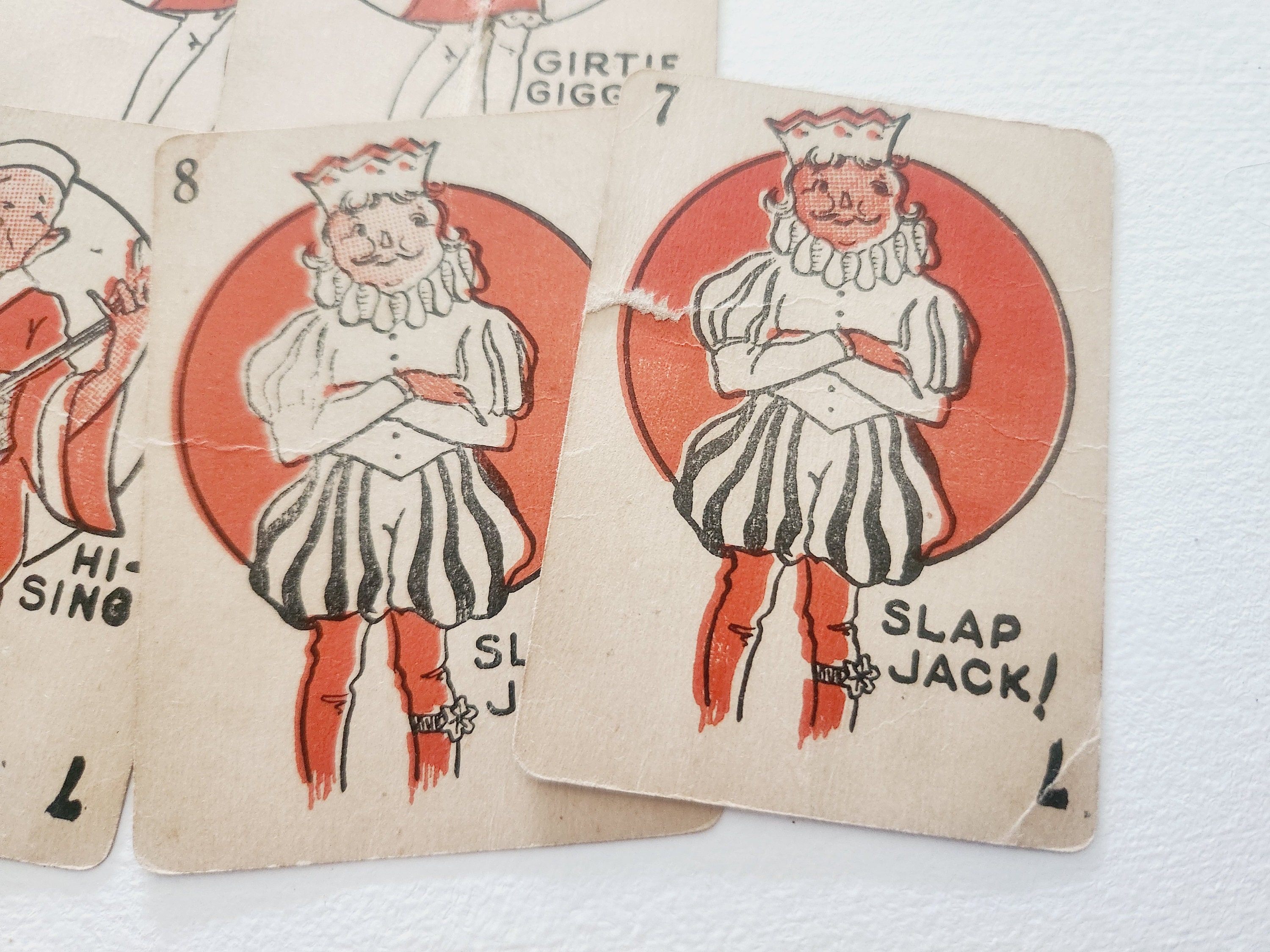 Slap Jack Pep & Fun Card Game #54 Russell Press Manufacturing { 1935 ...