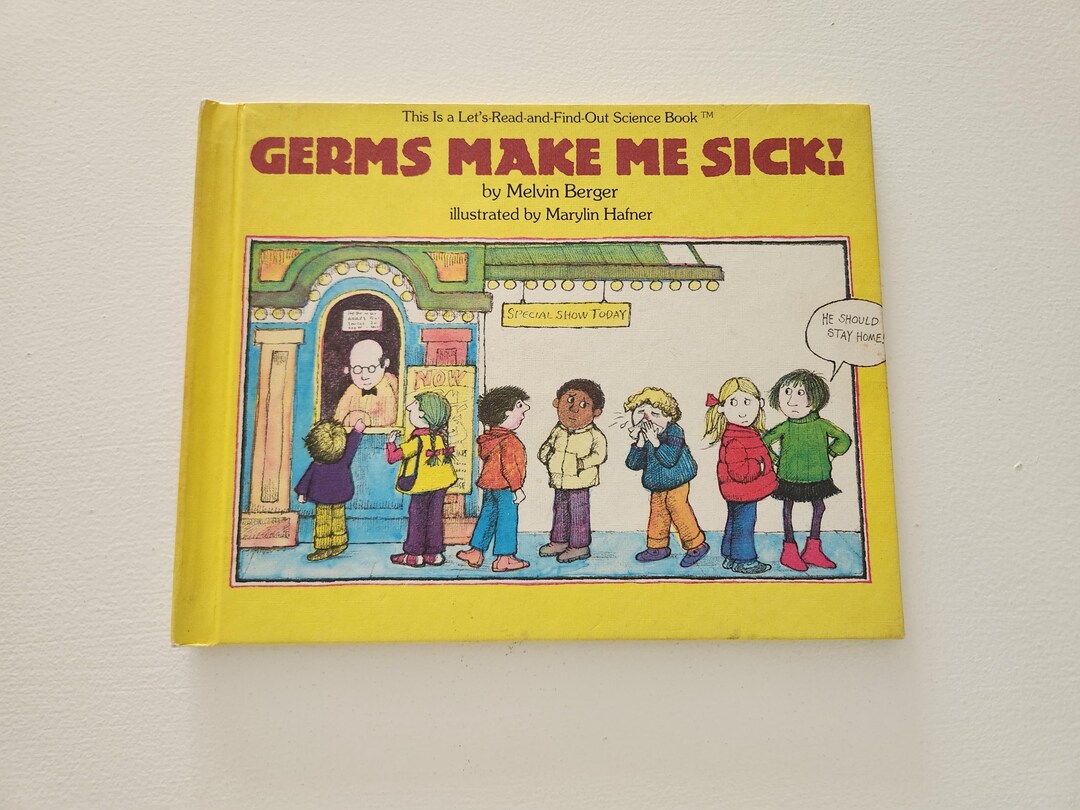 Germs Make Me Sick by Melvin Berger -- 1985 Vintage Children's Read ...