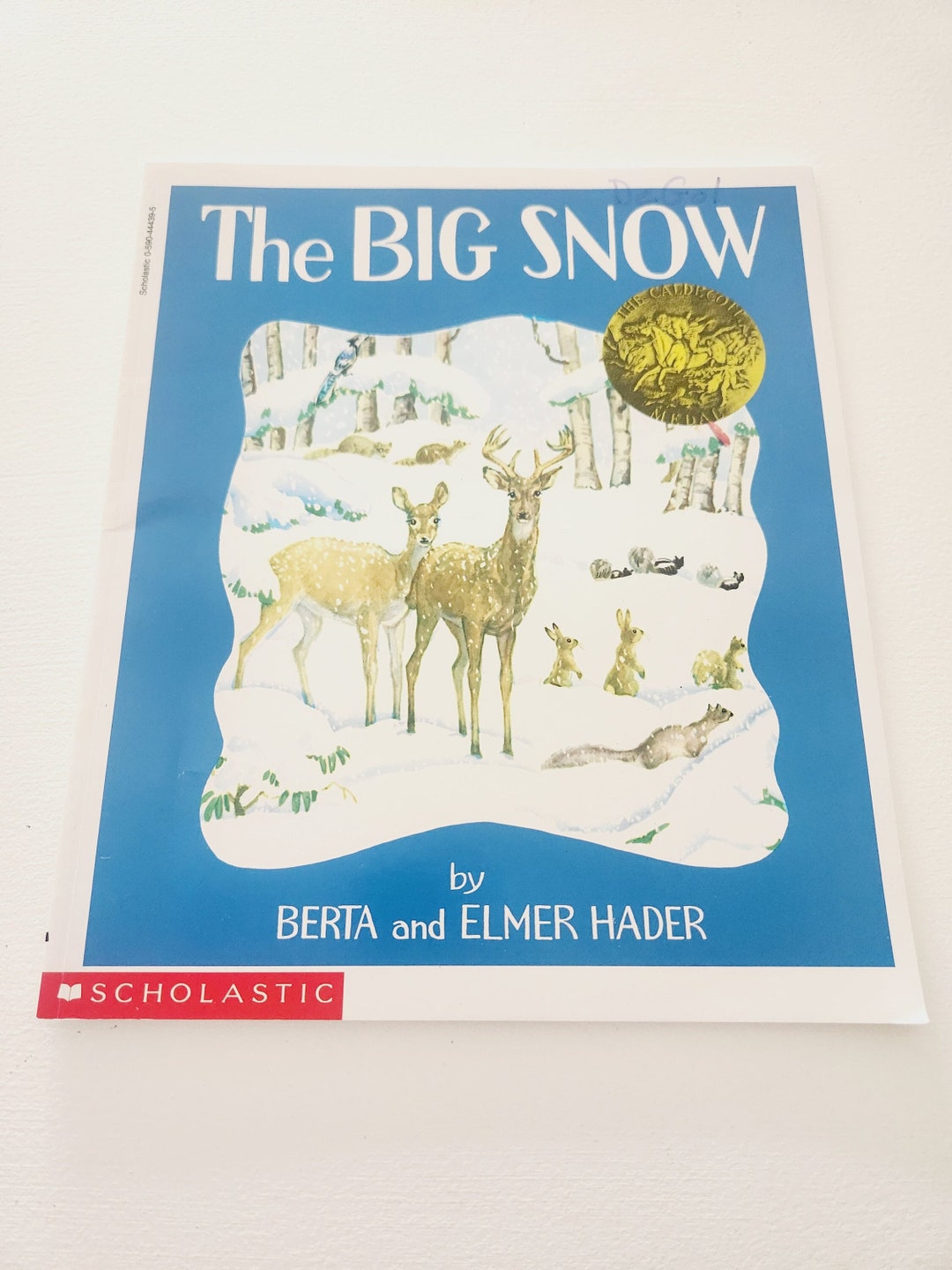 The Big Snow by Berta & Elmer Hader 1990 Vintage Children's Book ...