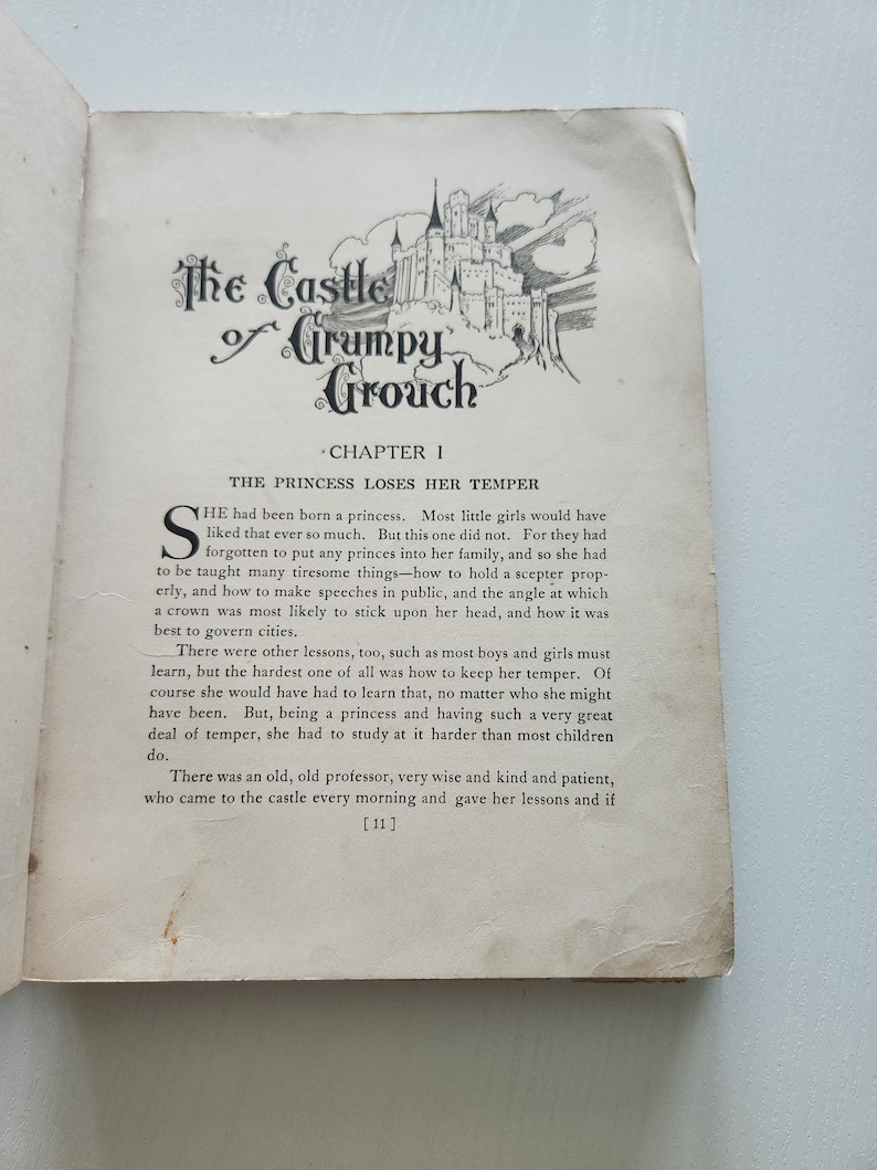 The Castle of Grumpy Grouch by Mary Dickerson Donahey { 1908 } Antique ...