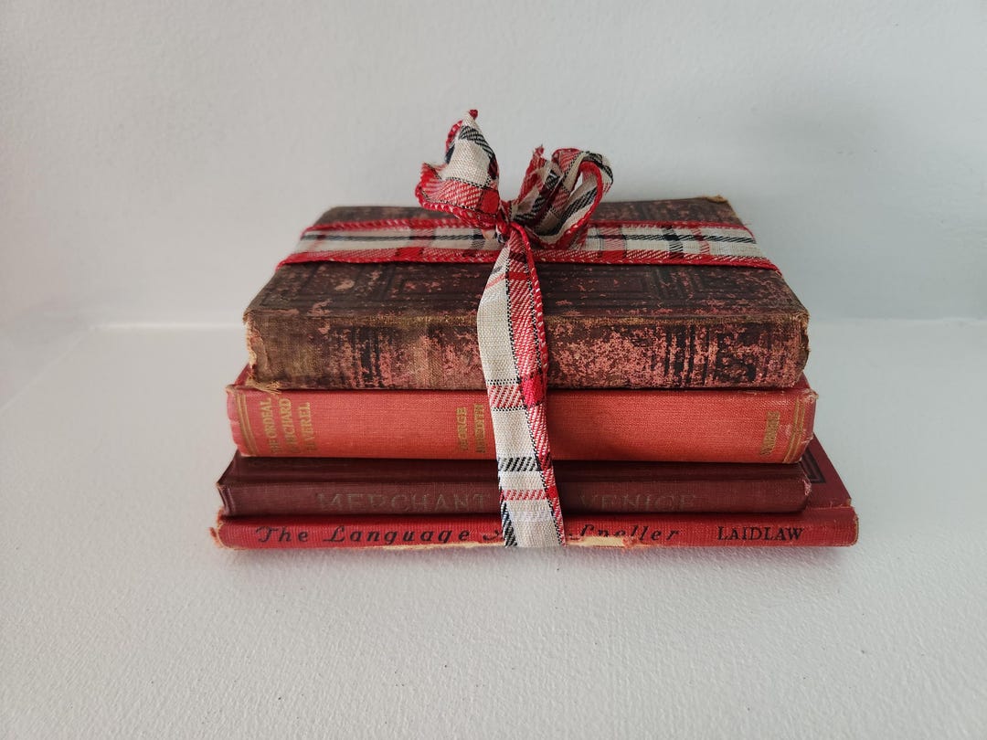 Antique Book Bundle -- Set of 4 Old Books - Shakespeare Merchant of ...