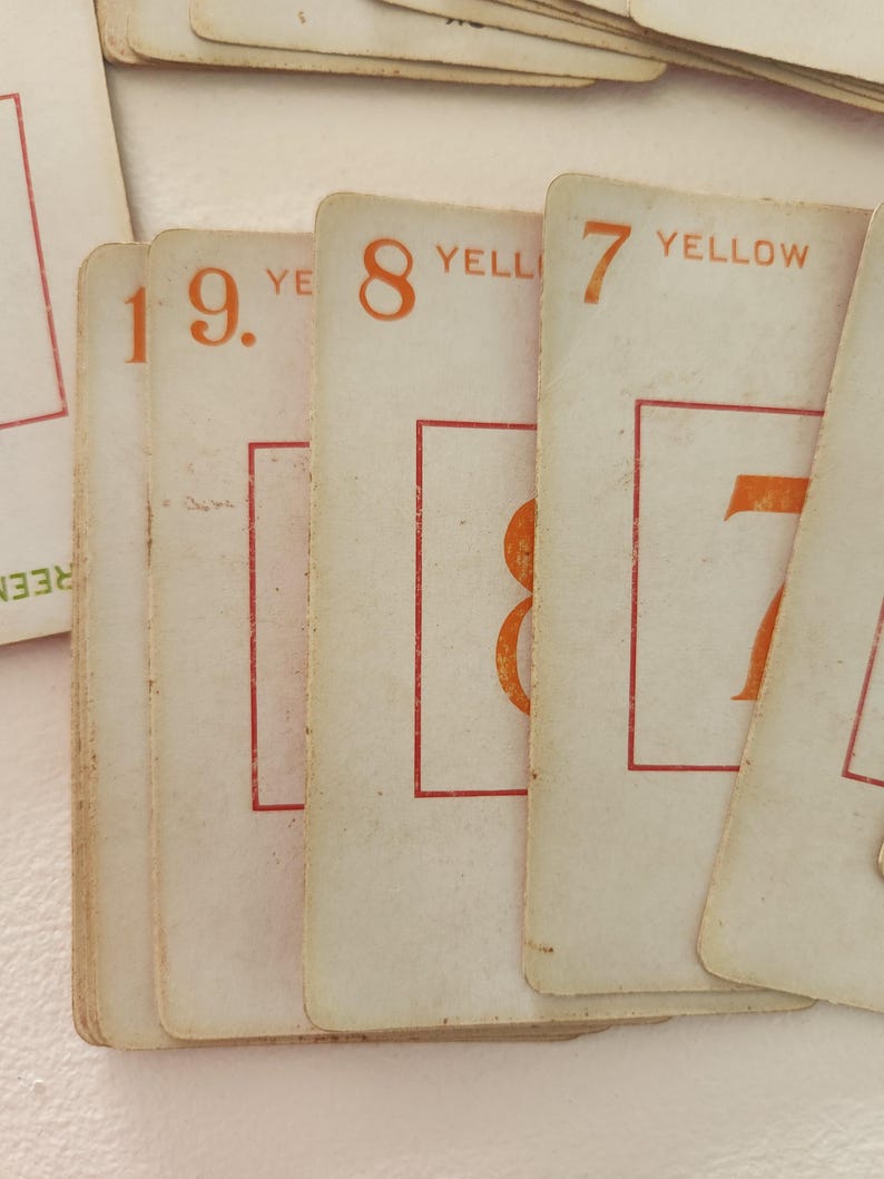 Vintage Rook Playing Card Game -- 1959 Vintage Card Games -- Family ...