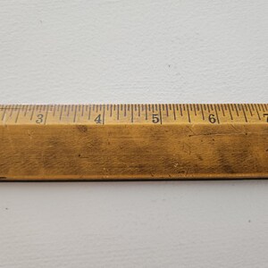 Vintage Arrow Brand Wood Ruler Vintage Office Stationery Supply Science ...