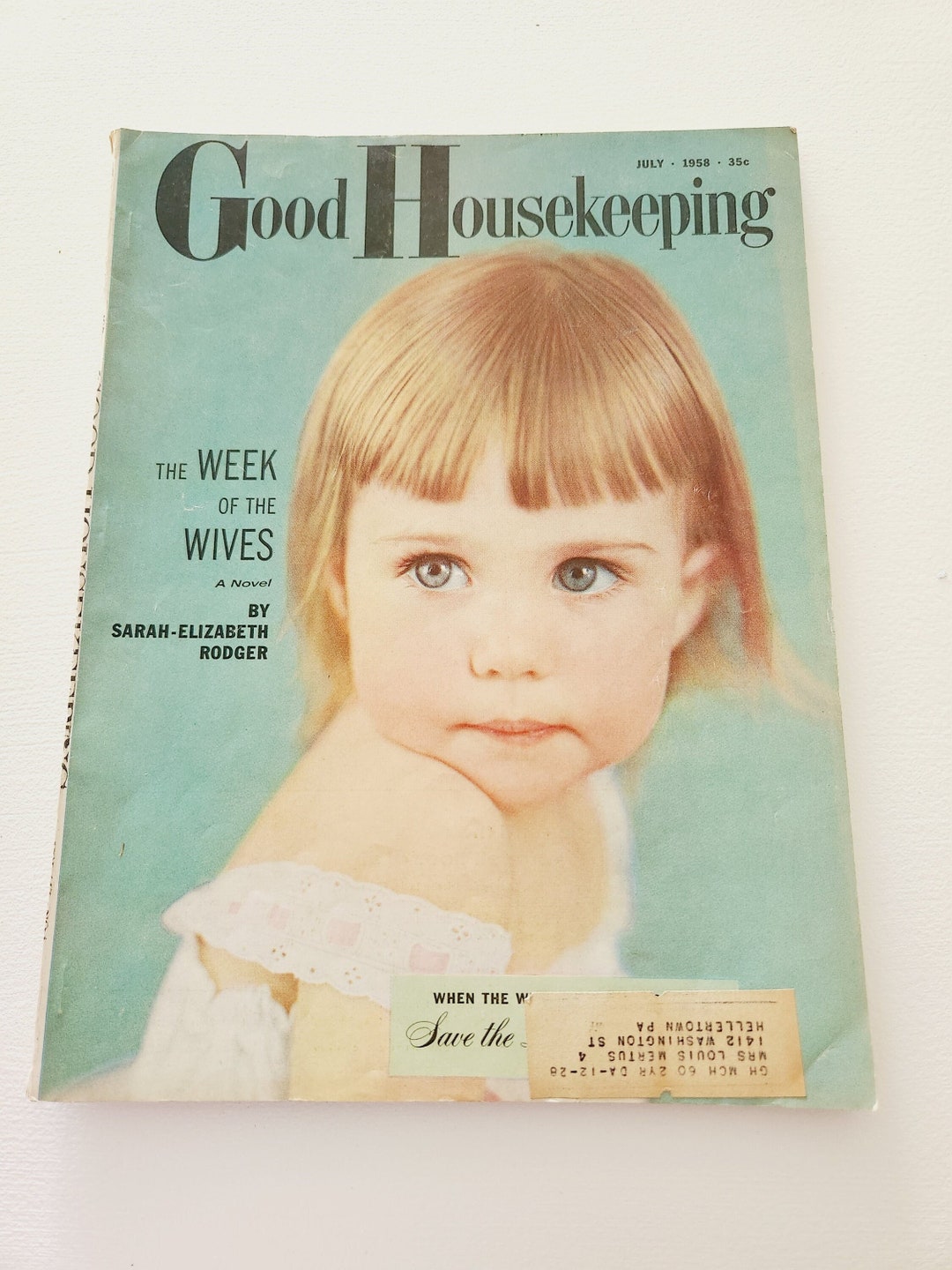 Vintage Good Housekeeping July 1958 Magazine Subscription -- Vintage ...