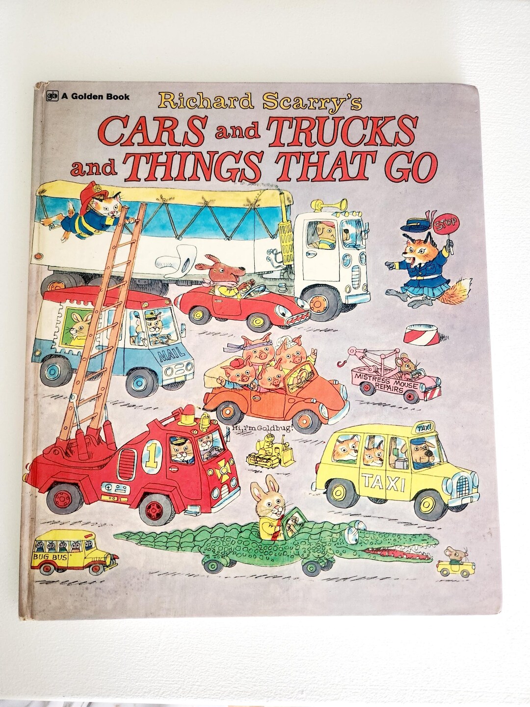 Richard Scarry's Cars & Trucks and Things That Go -- 1975 Vintage ...