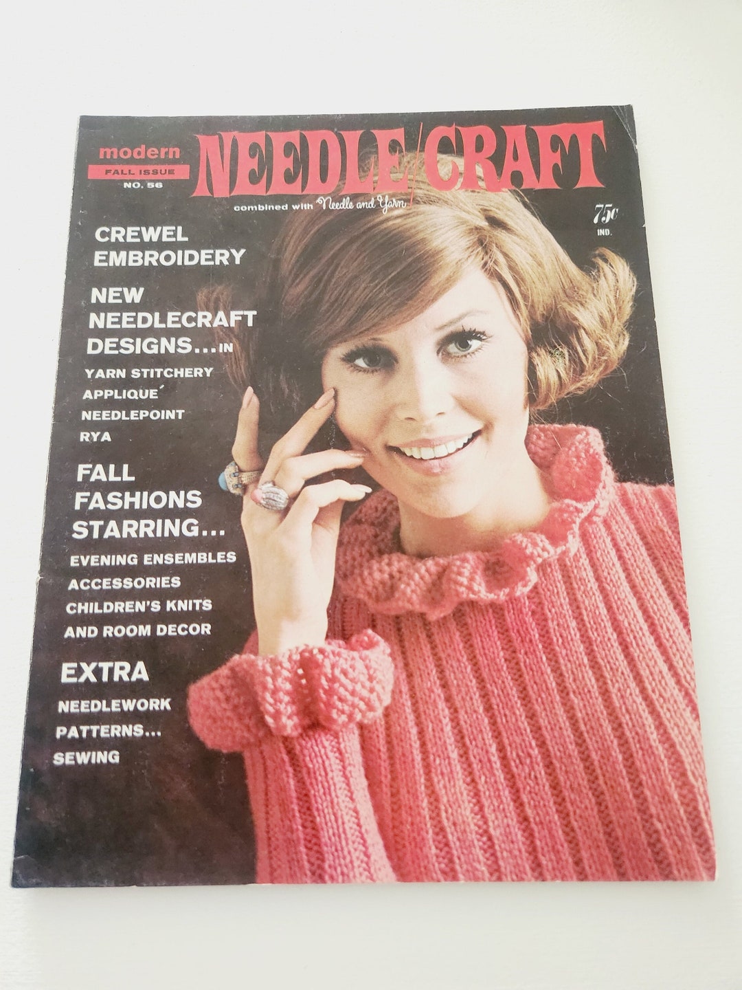 Modern Needle Craft Magazine for Women Fall Issue -- 1969 Vintage ...