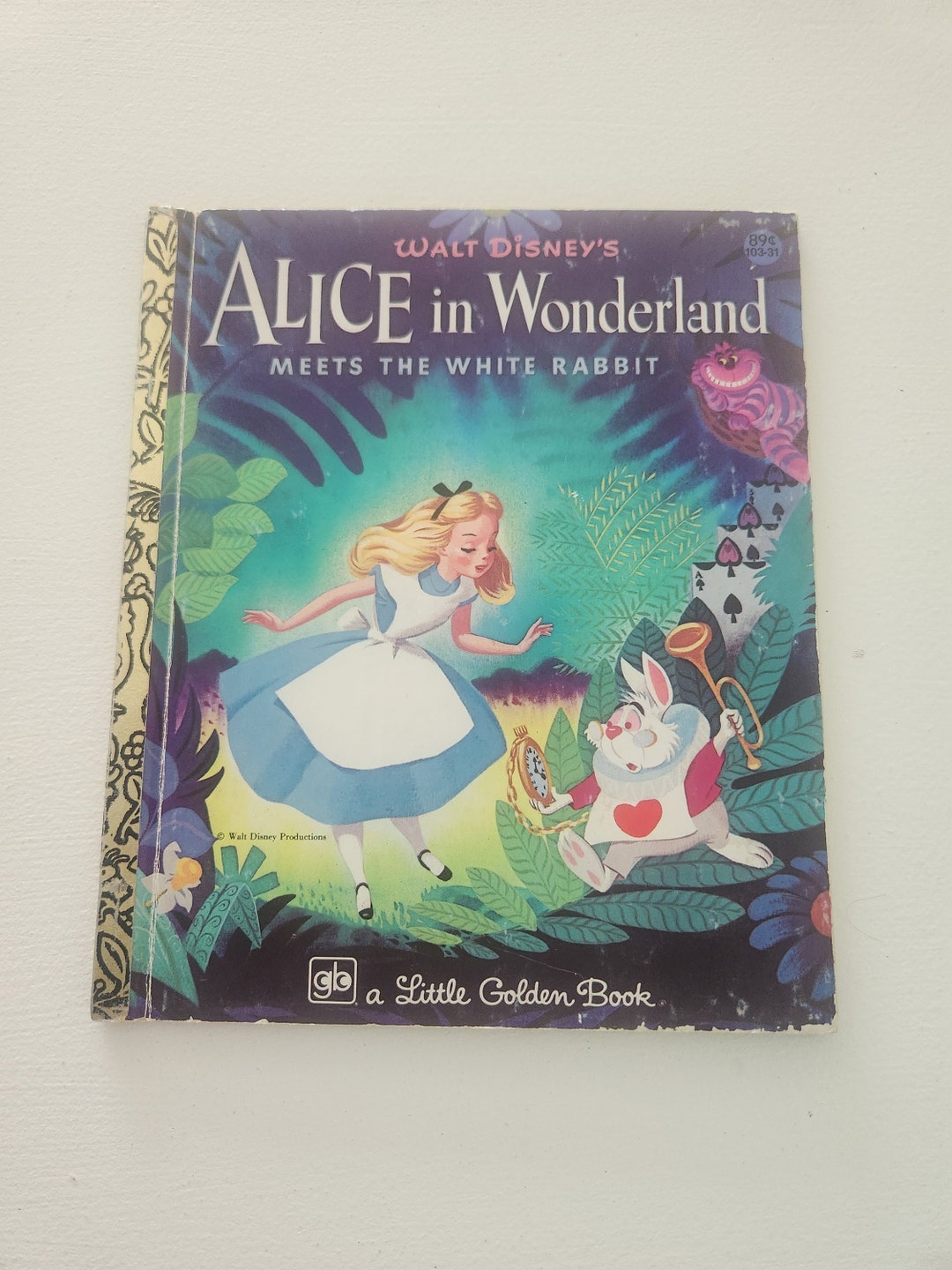 Walt Disney's Alice in Wonderland Meets the White Rabbit 1981 Vintage ...