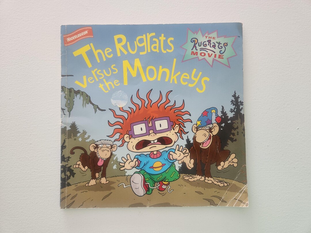 The Rugrats Verses the Monkeys by Luke David -- 1998 Vintage Children's ...