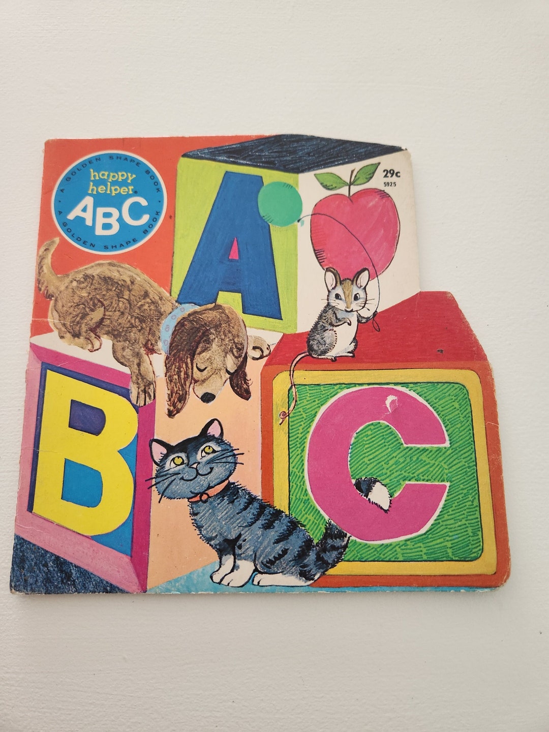 Happy Helper ABC Illustrations by June Goldsborough -- 1971 Vintage ...