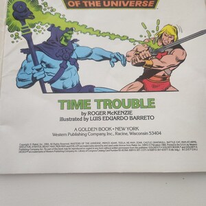 Vintage Masters of the Universe Time Trouble by Roger Mckenzie 1984 ...