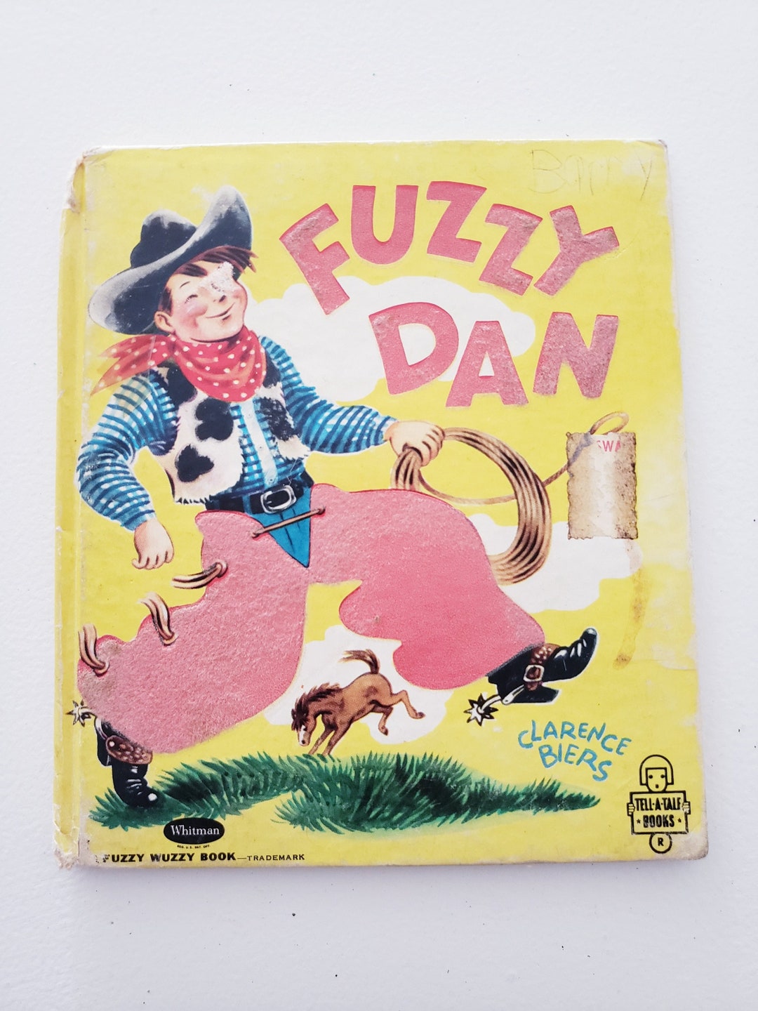 Fuzzy Dan by Jane Whitehead 1951 Rare Vintage Children's Book Fuzzy ...