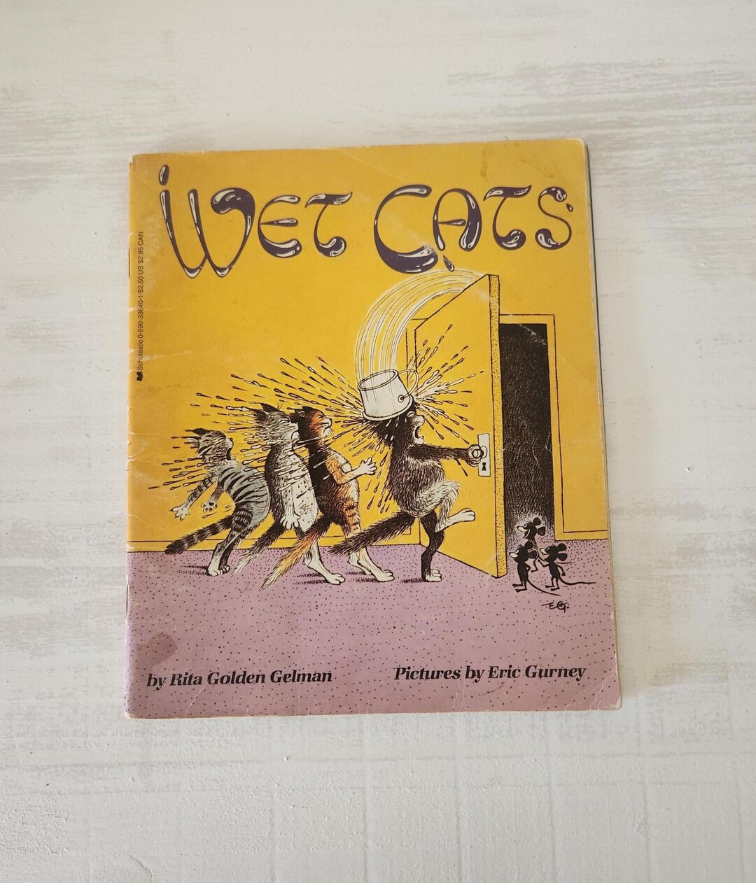 Wet Cats by Rita Golden Gelman { 1985 } Vintage Children's Scholastic ...
