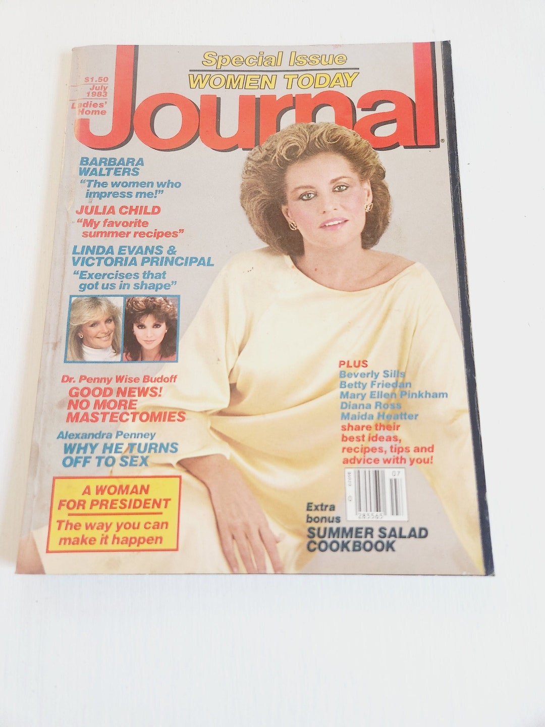 Vintage Ladies Home Journal July 1983 Barbara Walters. Vintage Magazine ...