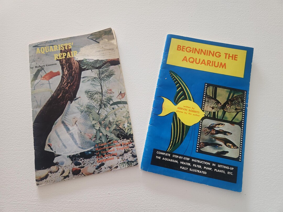 Vintage Aquarist Books -- Mid-century Vintage Fish Reference Book ...