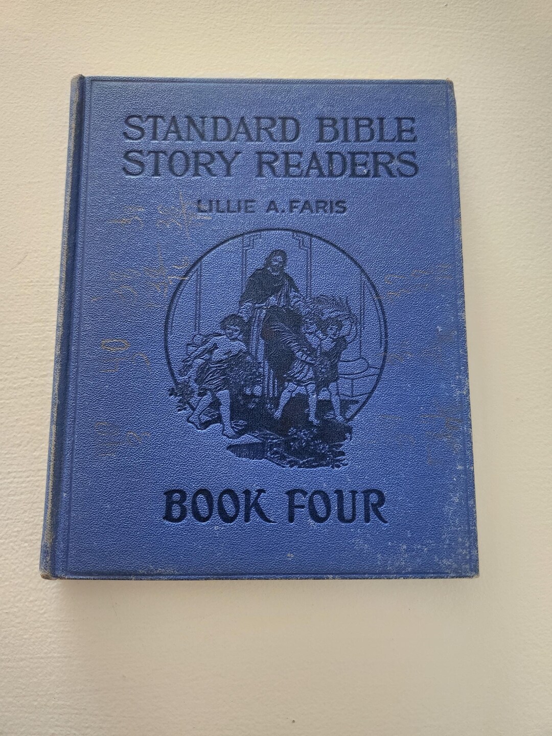 1927 Antique Illustrated Bible Story Reader - Lillie A. Faris, Book ...