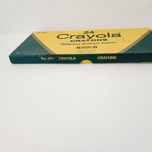 Vintage Binney & Smith Crayola Crayons Flat Box NO. 241 Vintage Crayola ...