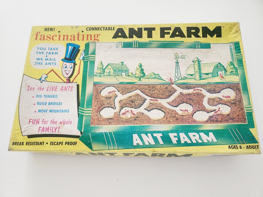 Uncle Milton's Fascinating Ant Farm -- Unused Old Stock 1979 Vintage ...