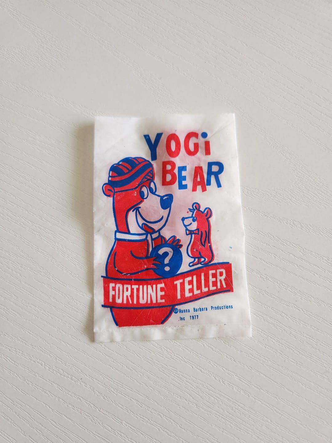 Vintage Yogi Bear Fortune Teller Pack -- Cellophane Fortune Teller ...