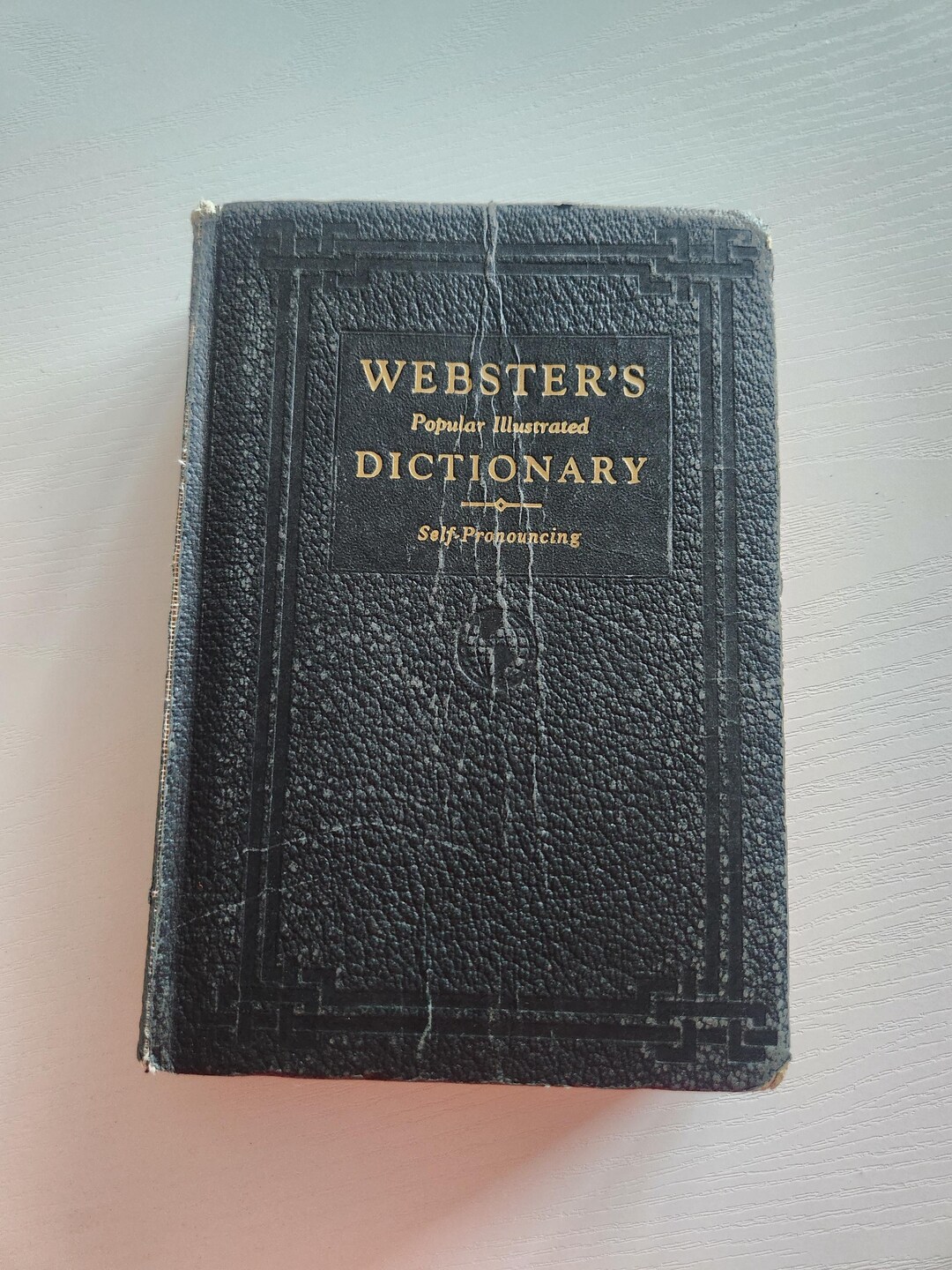Antique Webster Popular Illustrated Dictionary Self Pronouncing { 1937 ...