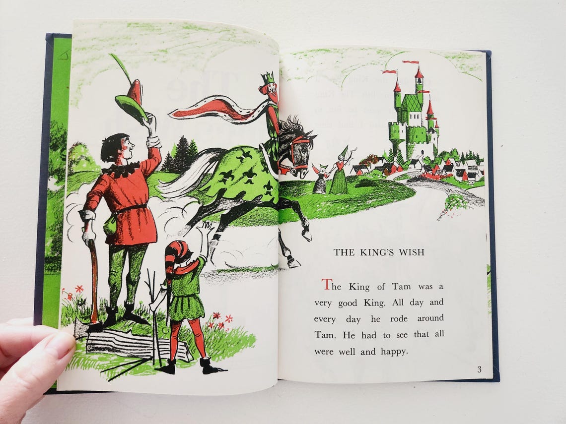 The King's Wish & Other Stories by Benjamin Elkin -- 1960 Vintage ...