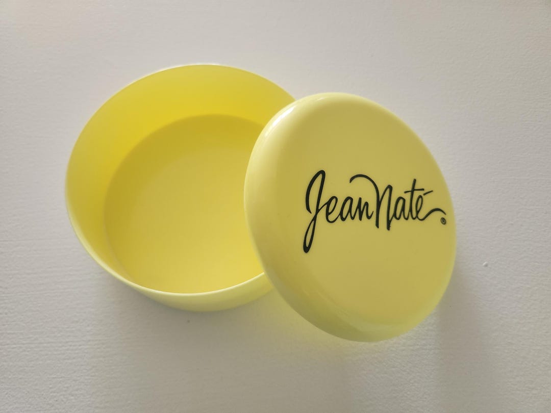 Vintage Jean Nate' Perfumed Dusting Powder Plastic Container -- Vintage ...