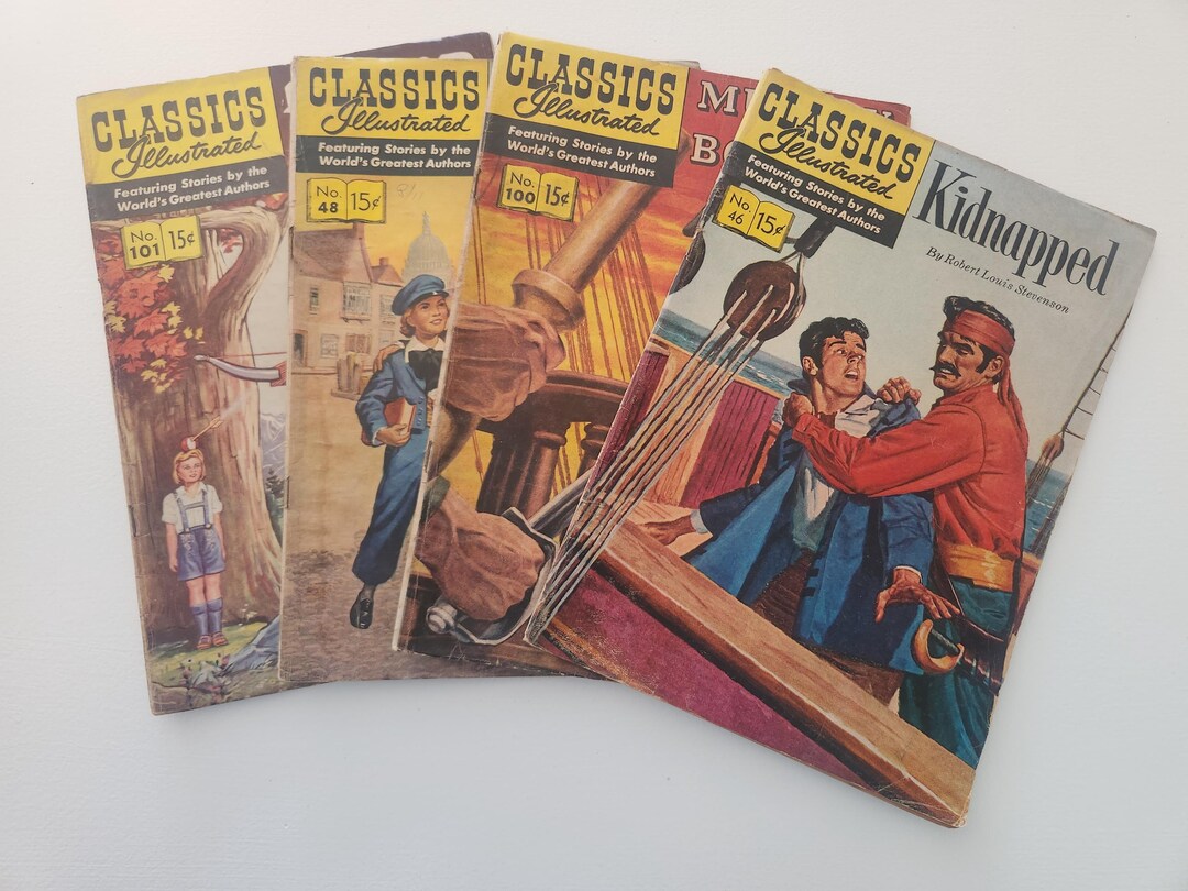 Classics Illustrated Comics Featuring Stories by the World's Greatest ...