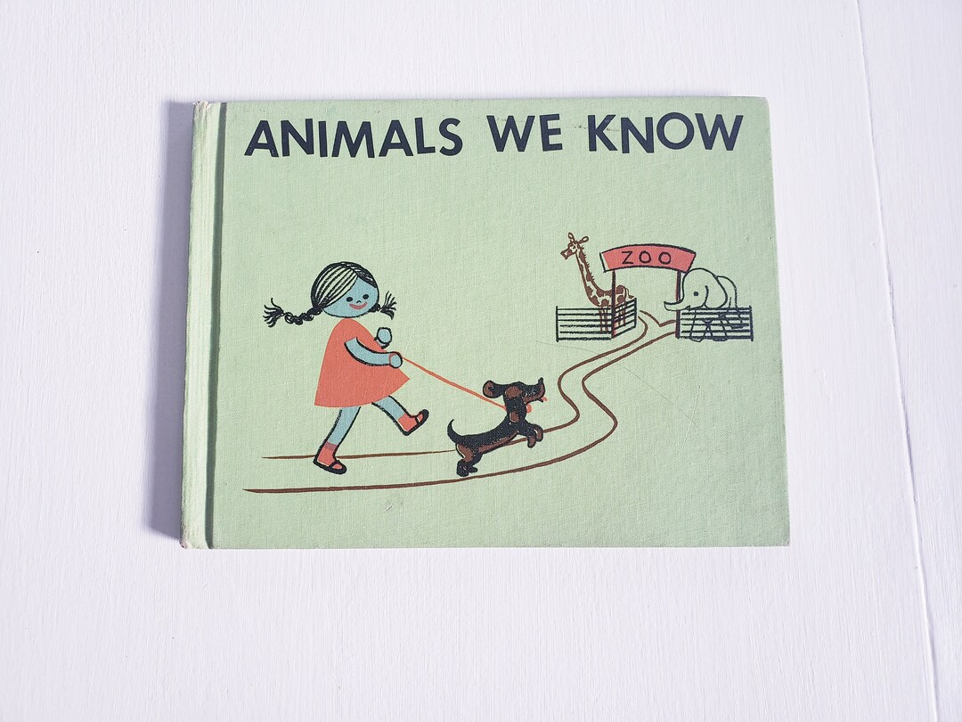 Vintage Animals We Know by Muriel Stanek. Vintage Rare - Etsy