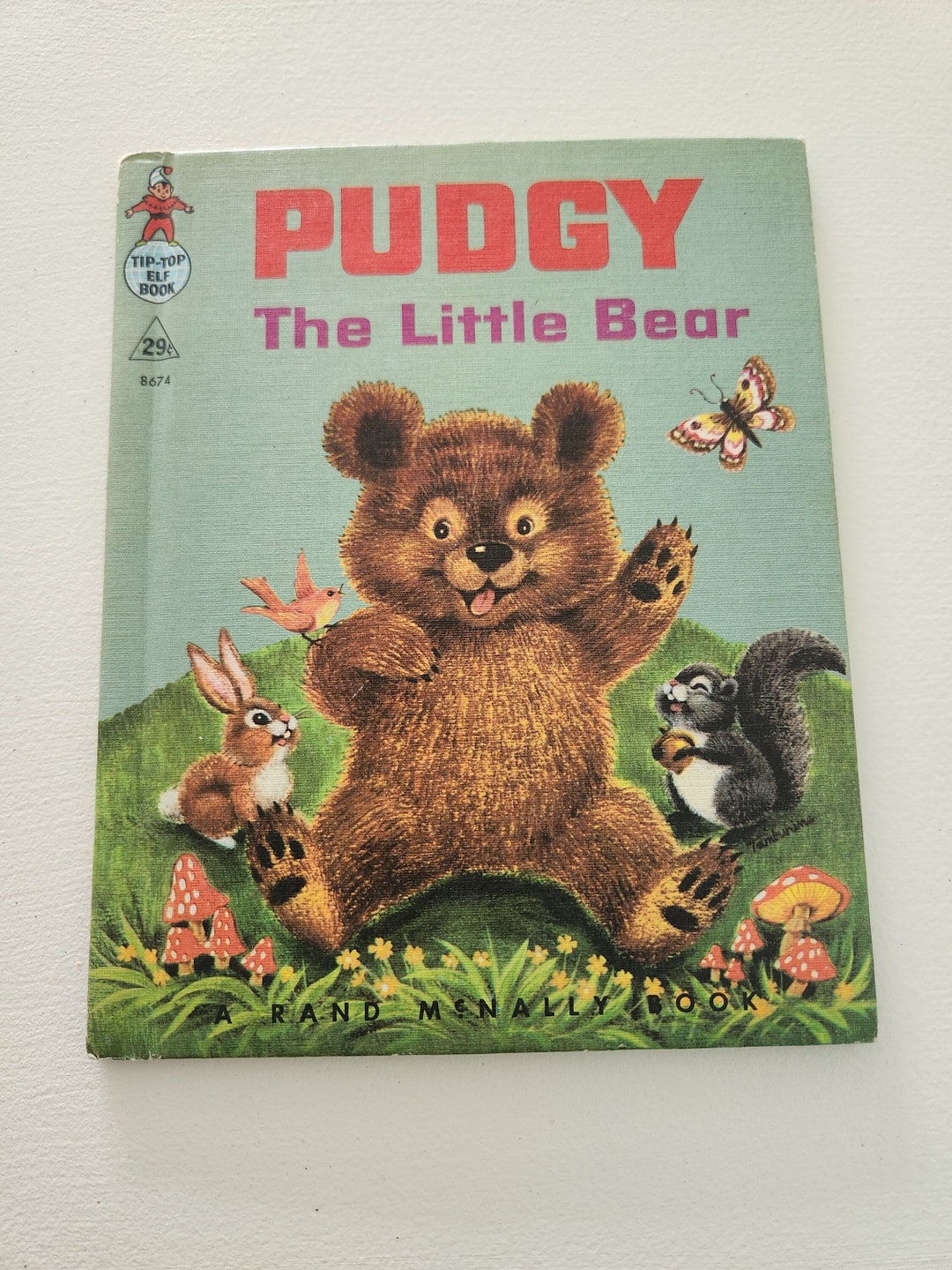 Pudgy the Little Bear by Marjorie Barrows 1964 Vintage Children's Book ...