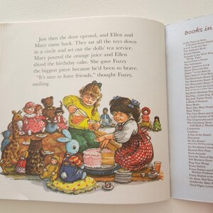 Fuzzy Rabbit 1984 Vintage Children's Book by Rosemary Billam - Etsy