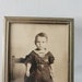 Antique Gold-tone Metal Frame With Photo of Little Boy in Sailor Outfit ...
