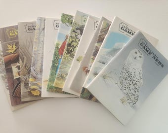 Pennsylvania Game News Magazines { 1984 } -- Lot of 12 Issues of Nature ...