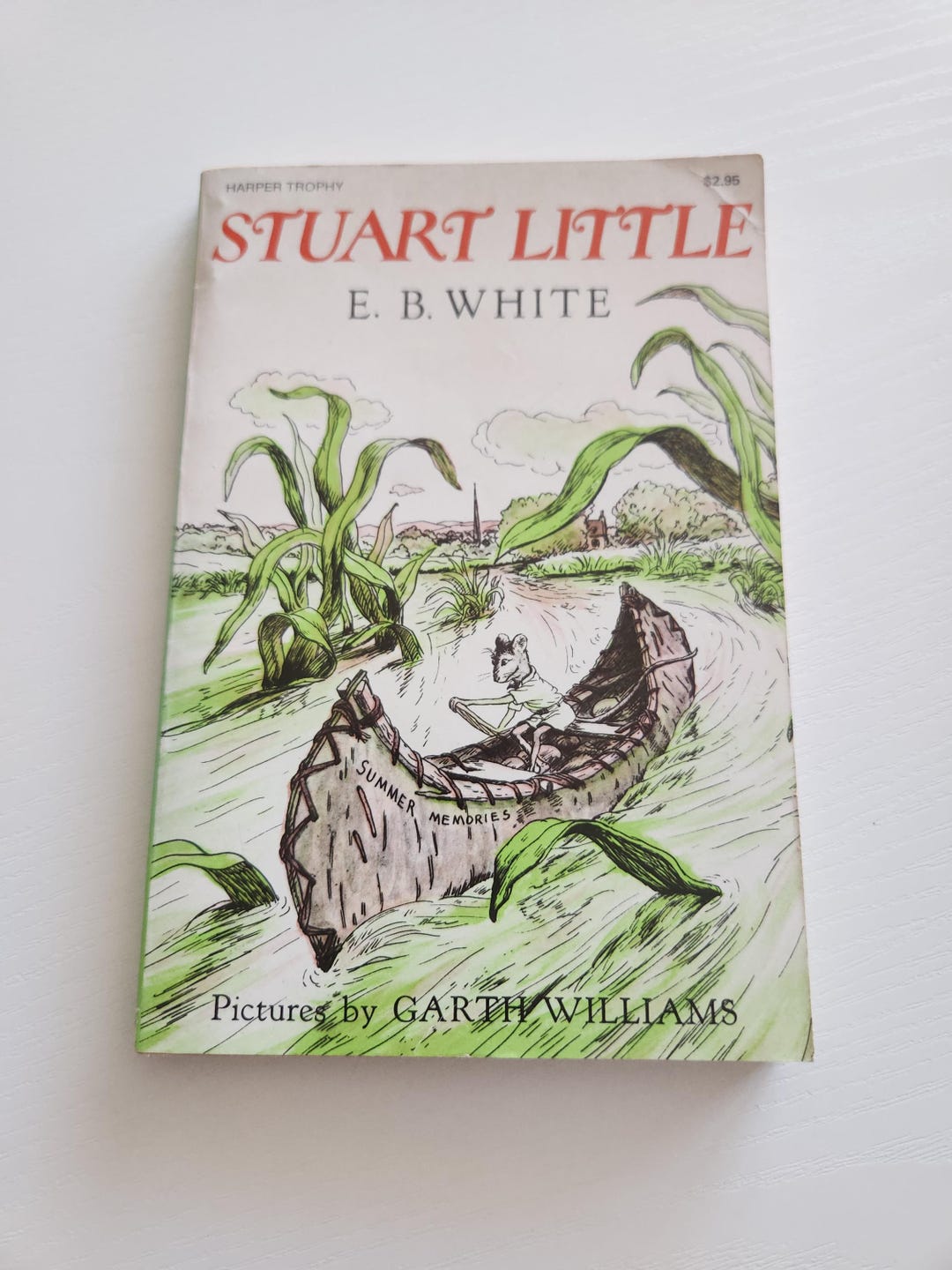 Stuart Little by E.B. White -- 1973 Vintage Children's Paperback Book ...