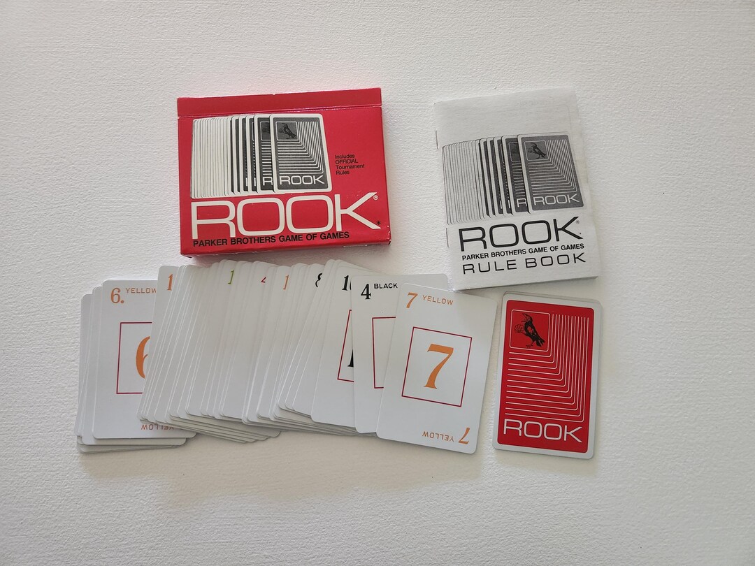 Vintage 1972 Rook Playing Card Game Parker Brothers Vintage Card Games ...