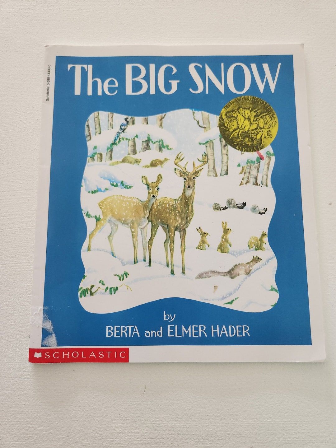 The Big Snow by Berta & Elmer Hader -- 1990 Vintage Children's Book ...