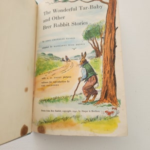 Best in Children's Books Brer Rabbit Stories by Joel Chandler Harris ...