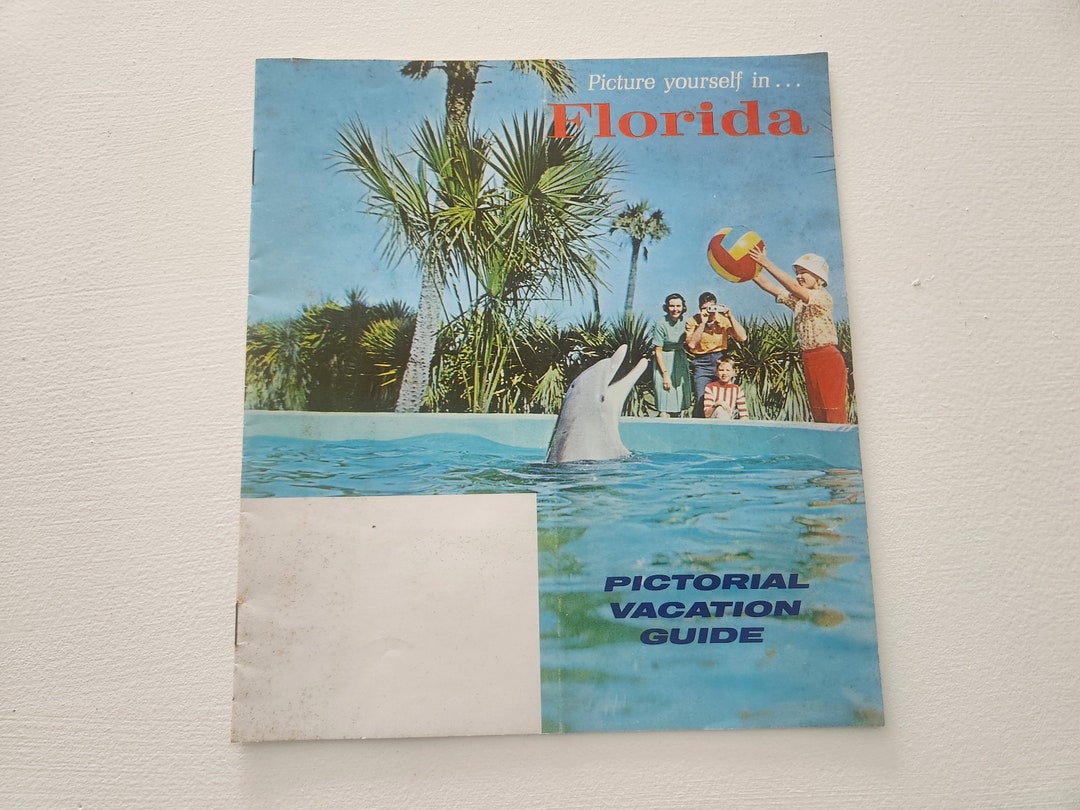 Pictorial Florida Vacation Guide Brochure 1960s Vinage Florida Travel ...
