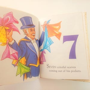 The Magician's Counting Book -- 1972 Vintage Children's Learning Book ...
