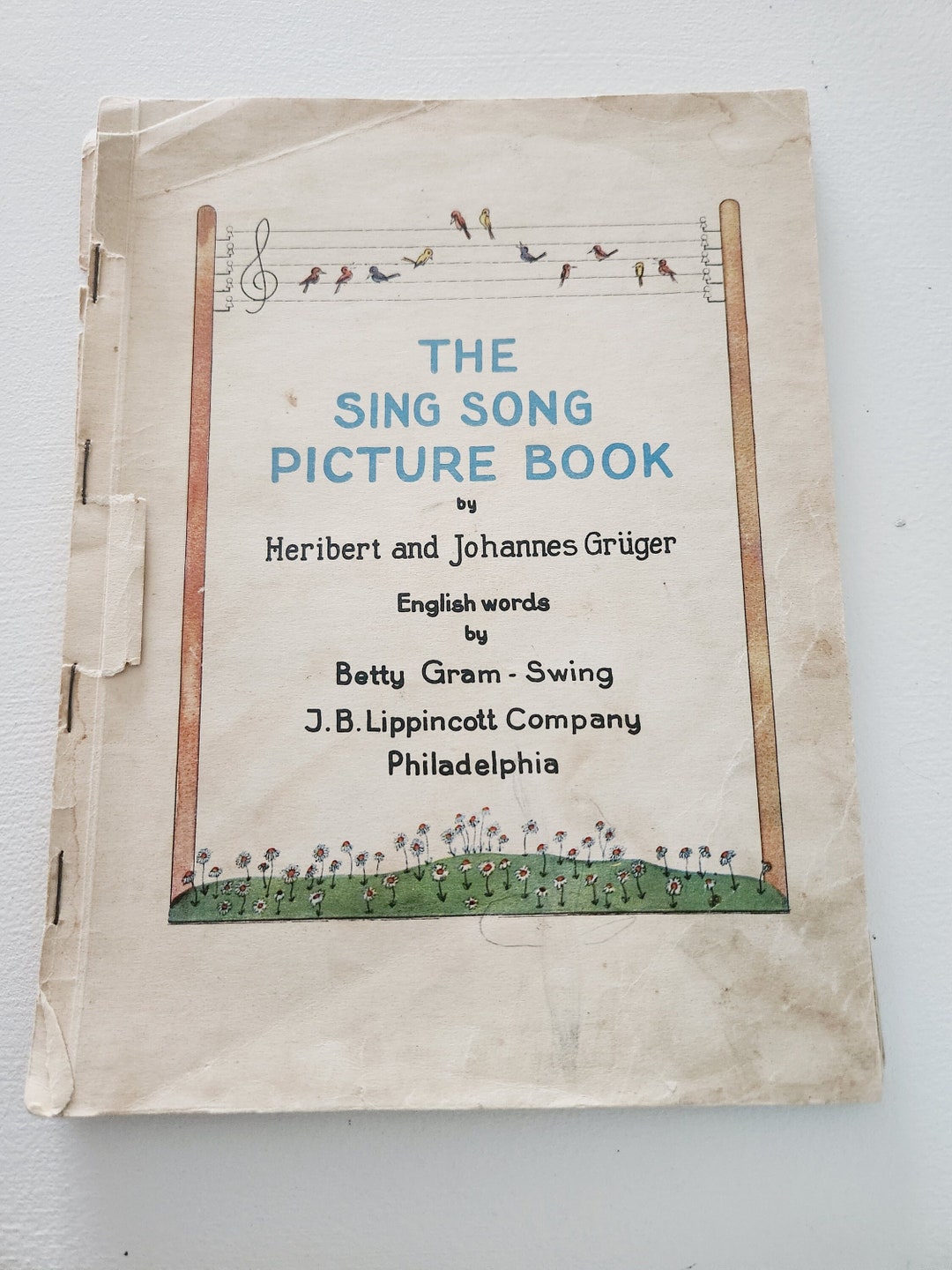 The Sing Song Picture Book by Heribert and Johannes Gruger -- 1931 Rare ...