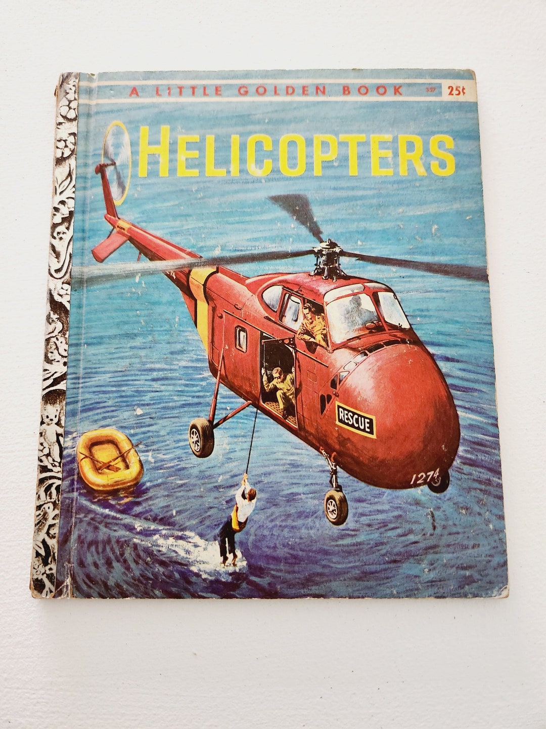 Helicopters by Carl Memling -- 1959 Vintage Little Golden Book { A ...