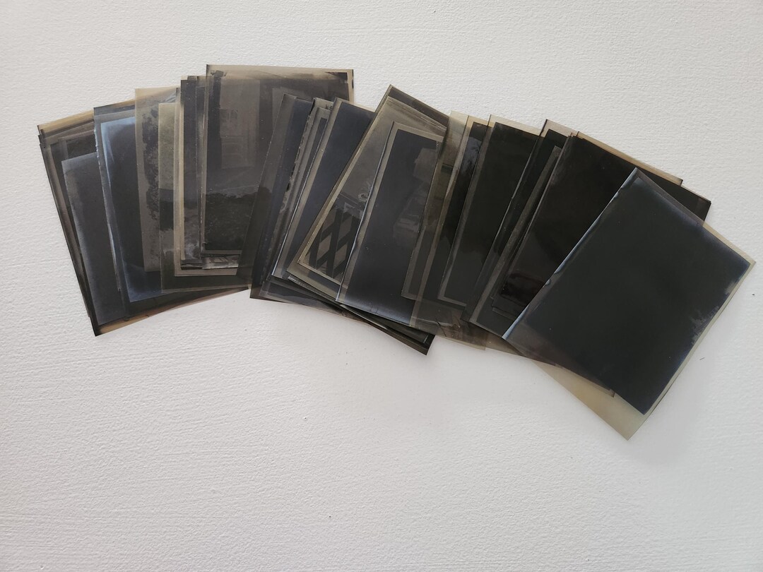 Vintage Black & White Negatives Strips Assorted Lot of 40 Negatives ...