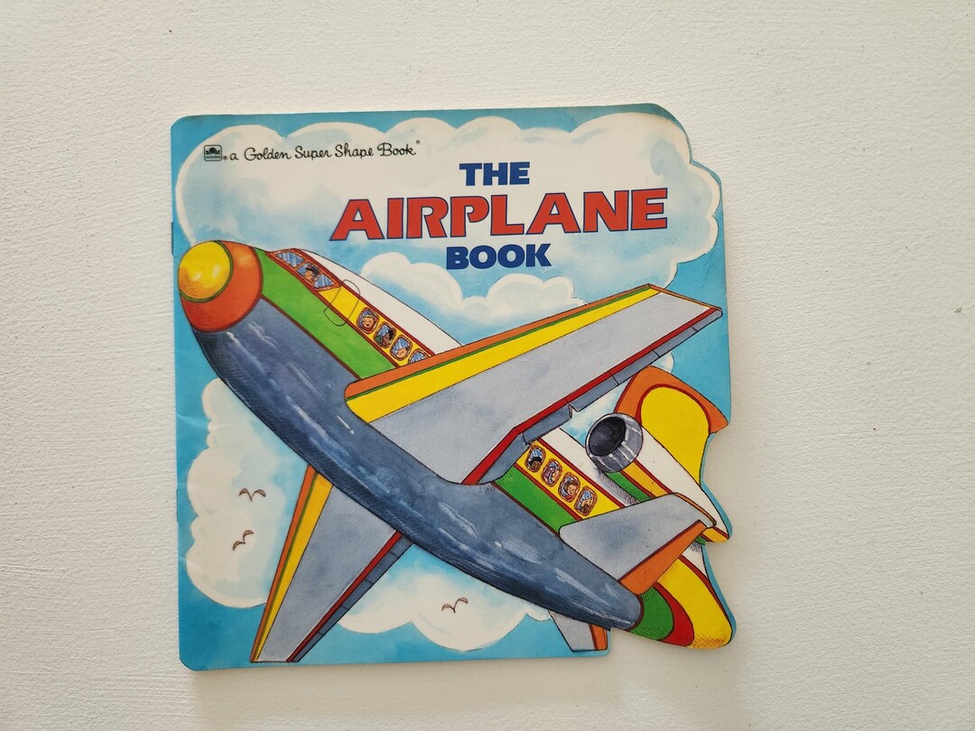 The Airplane Book by Edith Kunhardt -- Vintage Children's Golden Super ...