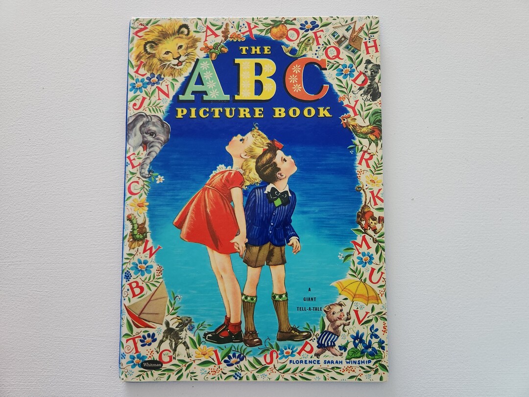 The ABC Picture Book by Florence Sarah Winship-- 1948 Vintage Children ...