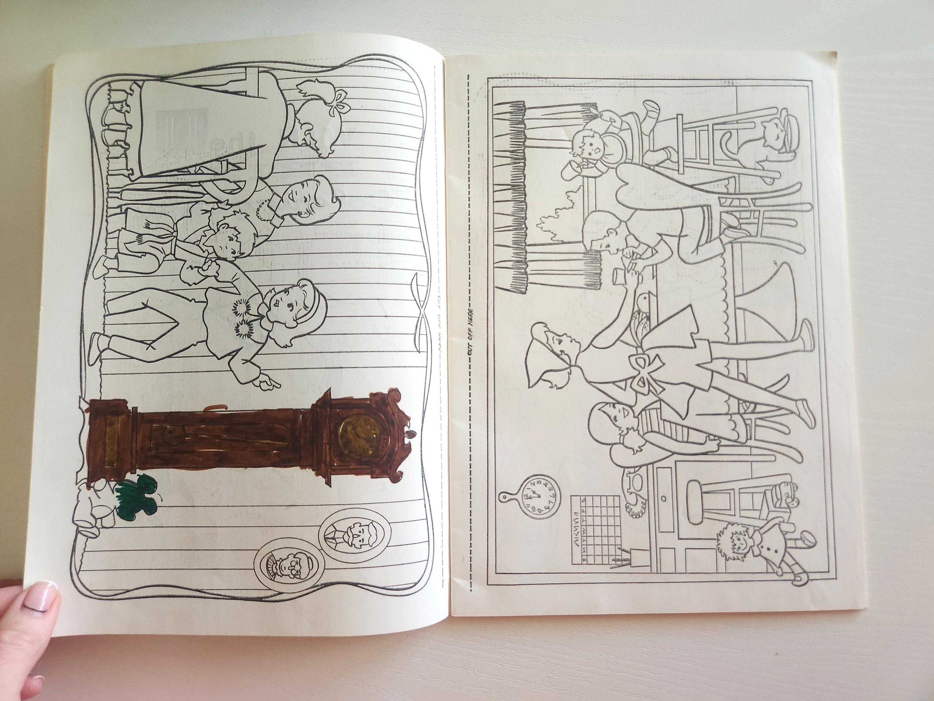 Vintage "party Fun" Coloring Book – Samuel Lowe Co, 1965 - Etsy