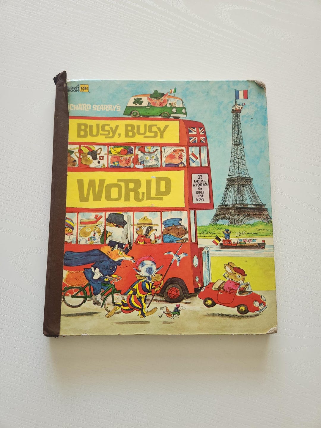 Richard Scarry's Busy Busy World { 1965 } Vintage Children's Hardcover ...