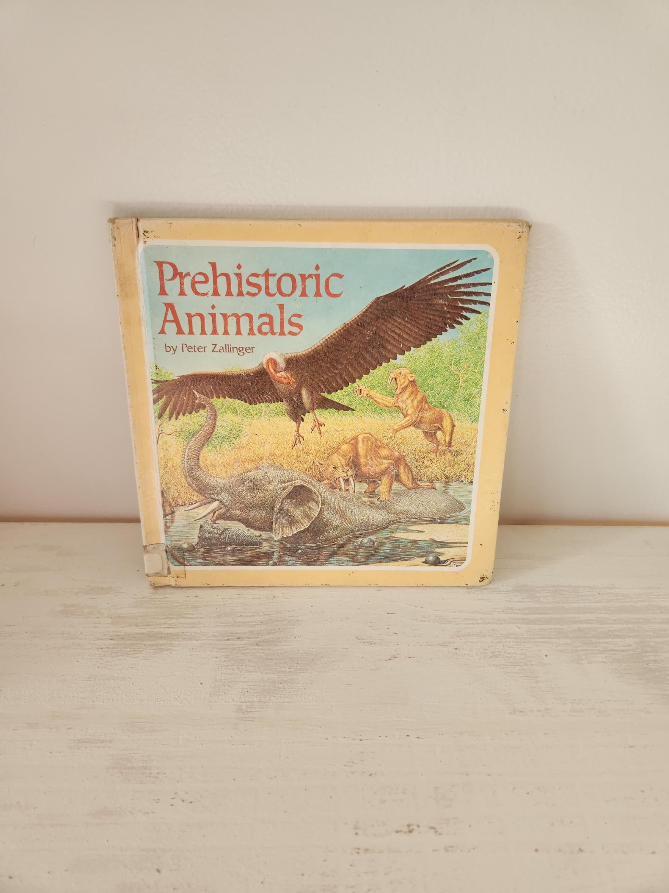 Prehistoric Animals Vintage Children's Book by Peter Zallinger (1978 ...