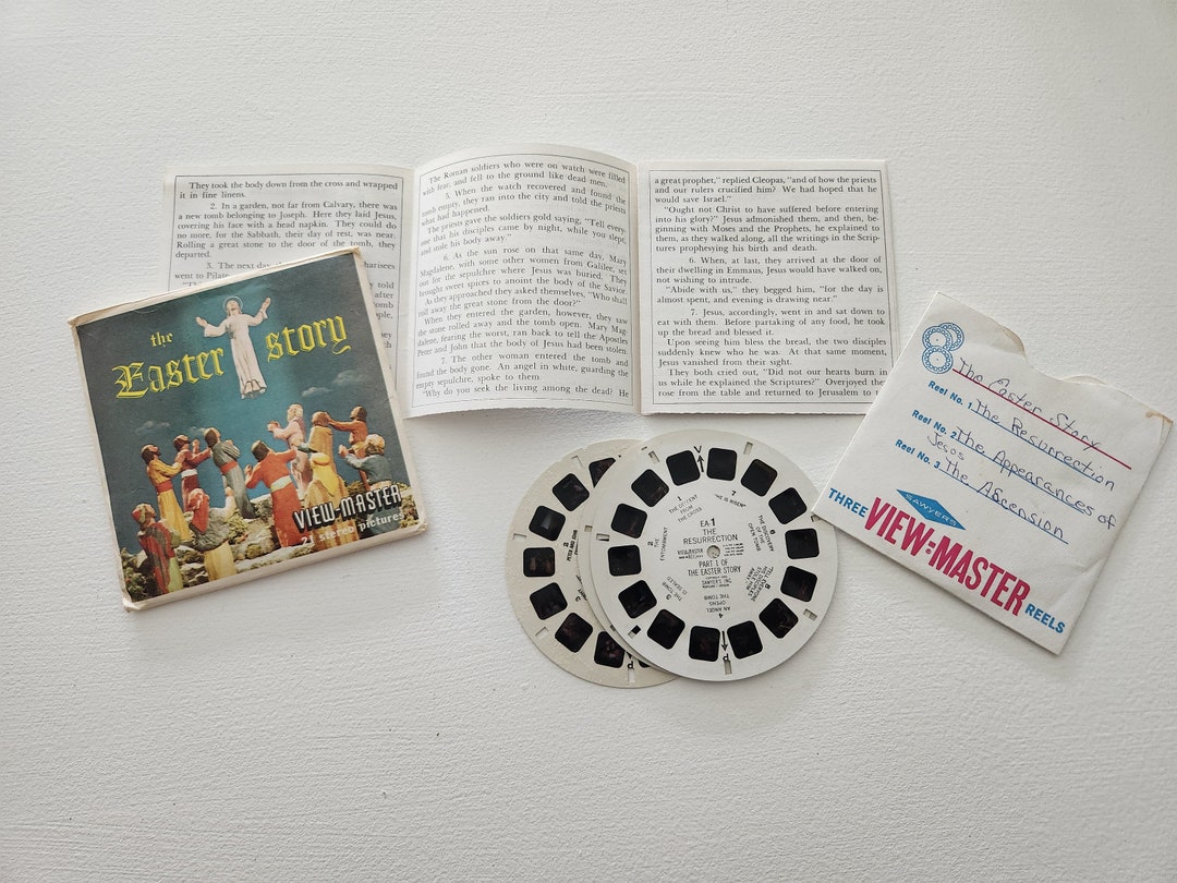 Vintage View Master Reels -- the Easter Story With Booklet Viewmaster ...