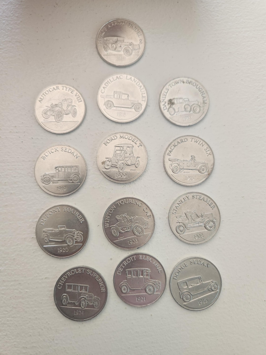 Sunoco Antique Cars Coin Series Touring Cars -- Vintage Souvenir Gas ...