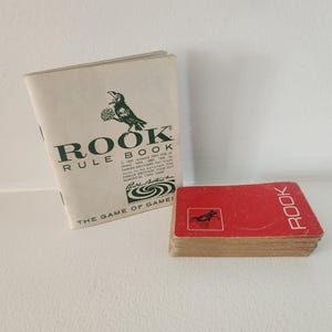 Vintage Rook Playing Card Game -- 1959 Vintage Card Games -- Family ...